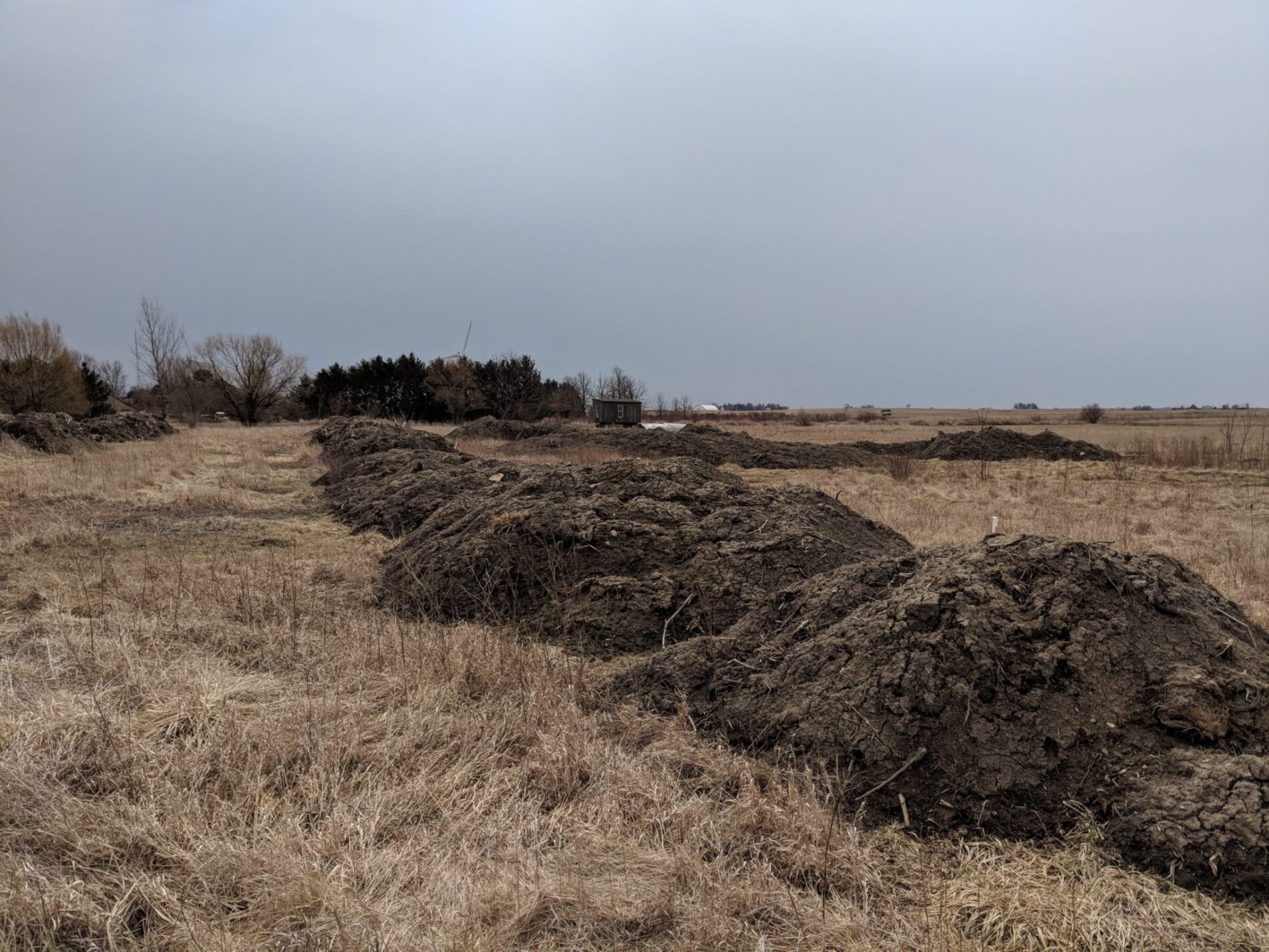 Pond Muck Berm Project | Midwest Permaculture